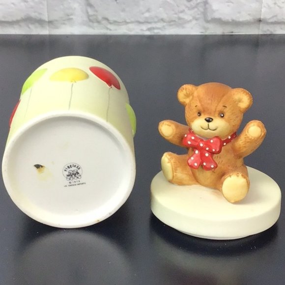 Enesco | Accents | Vintage Enesco Rigglets Lucy Me Teddy Bear Jar ...